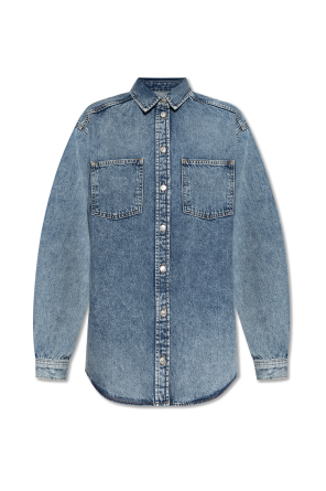 Balenciaga Denim shirt with vintage effect | Women's Balenciaga Denim shirt with vintage effect | Women's